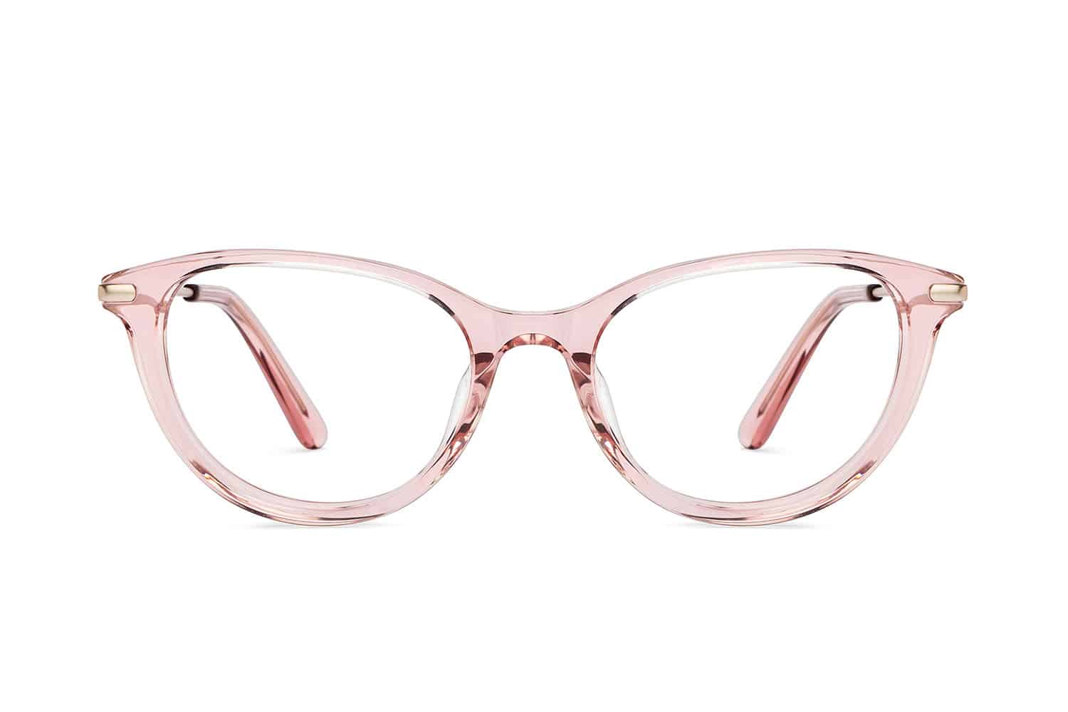 Pink Transparent Full Rim Cat Bold Eye Eyeglasses – Glasses eCommerce Theme