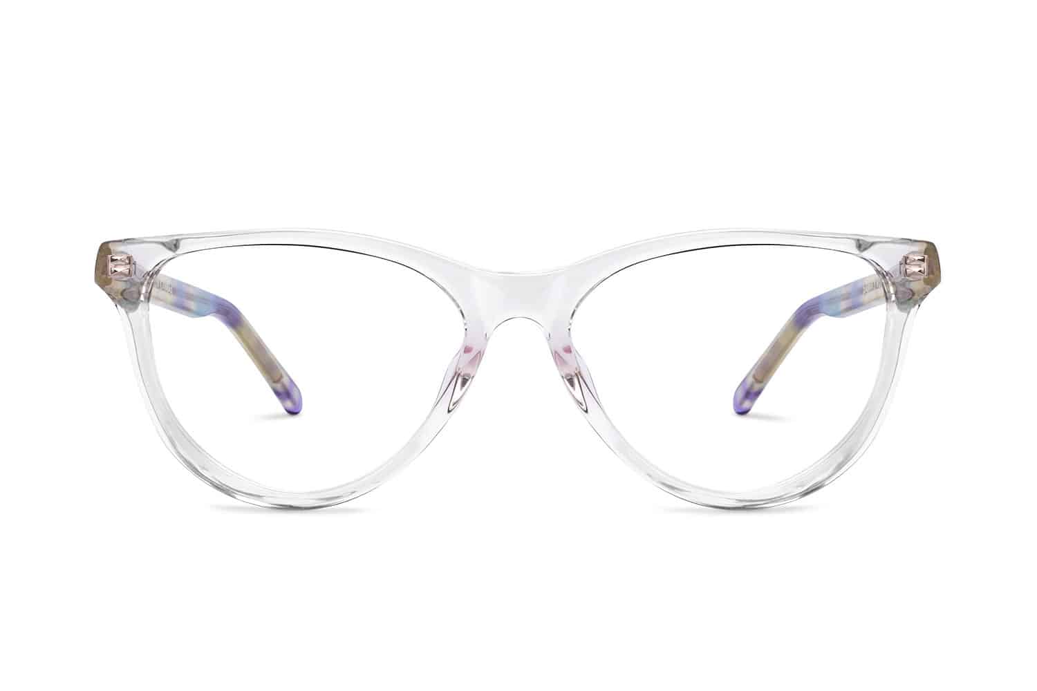 Purple Transparent Full Rim Cat Eye Eyeglasses – Glasses eCommerce Theme