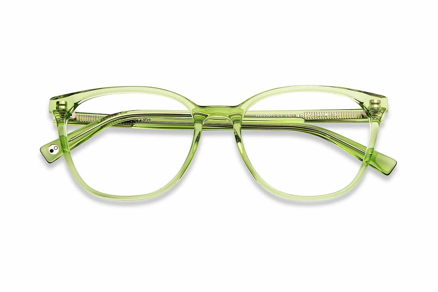 Green Transparent Full Rim Wayfarer Eyeglasses – Glasses eCommerce Theme
