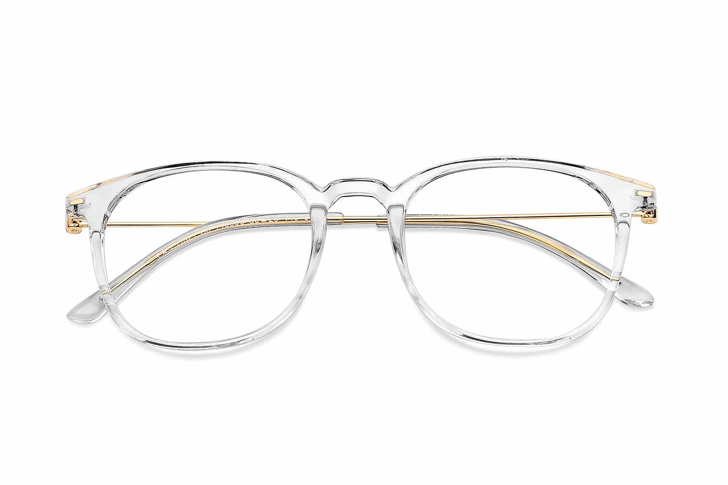 Transparent Full Rim Wayfarer Eyeglasses – Glasses eCommerce Theme