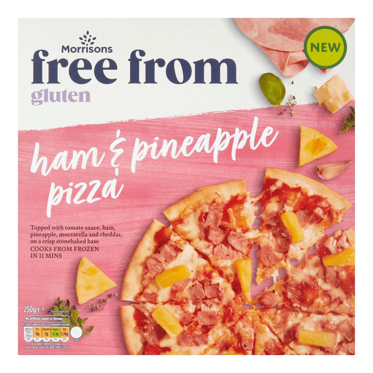 Morrisons Free From Ham & Pineapple Pizza – Grocery eCommerce Theme