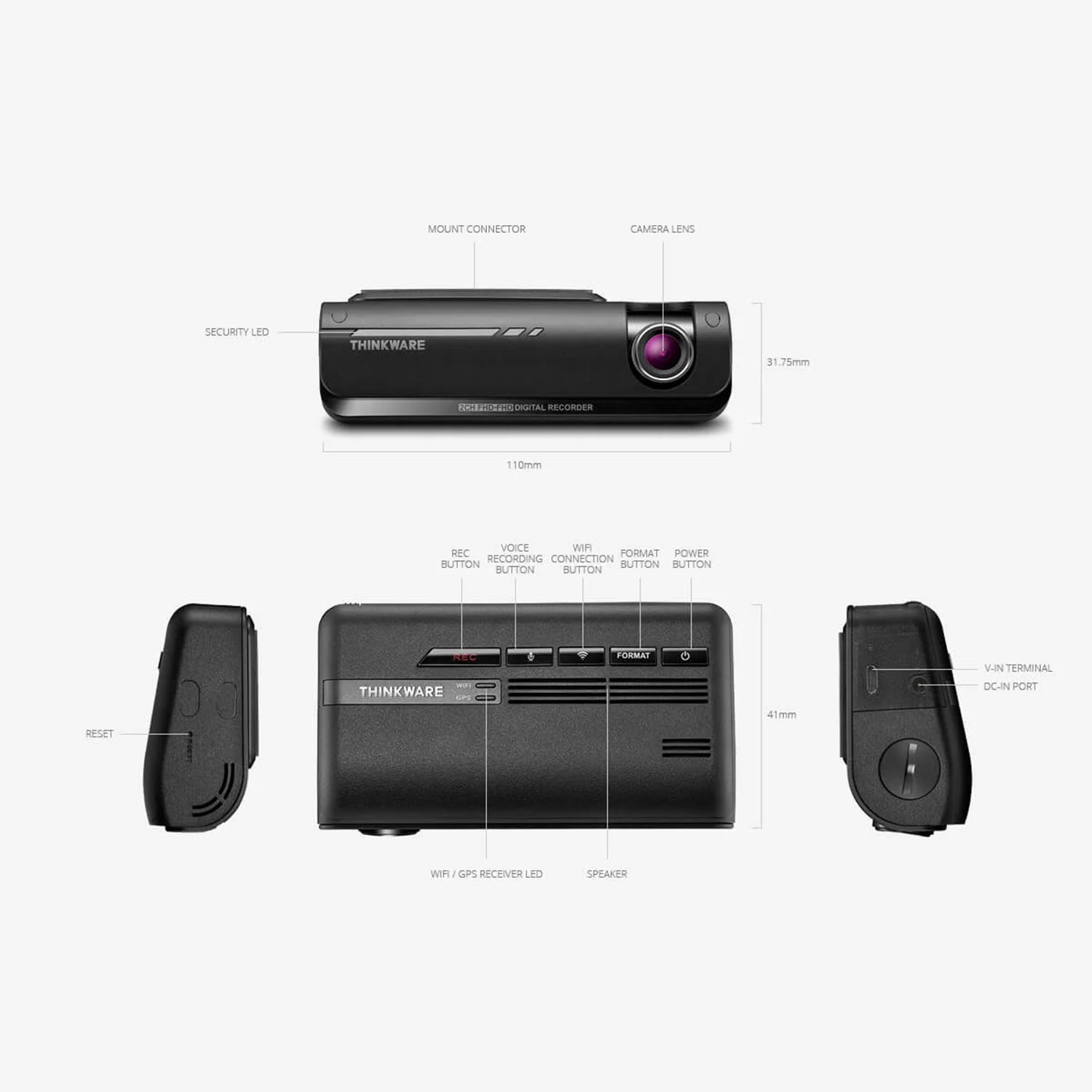 Thinkware F770 Dash Cam Dual Channel Wifi GPS 16GB – Partdo – Multi ...