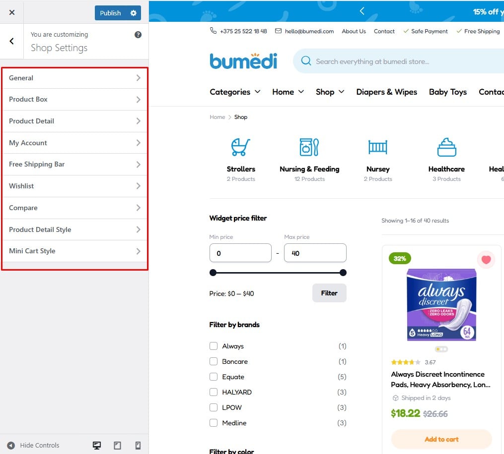 Shop Settings - KlbTheme - Premium WordPress Themes